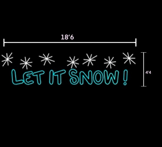 LET IT SNOW SIGN