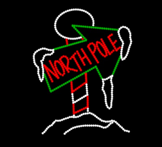 NORTH POLE SIGN