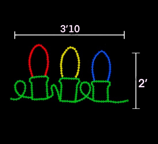 GIANT CHRISTMAS LIGHTS